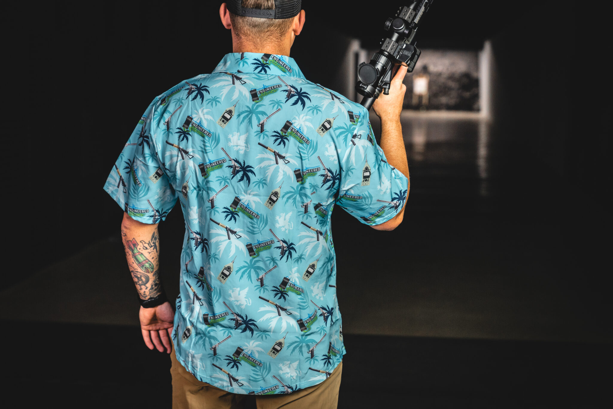 Engineered Silence Hawaiian Shirt - Griffin Armament